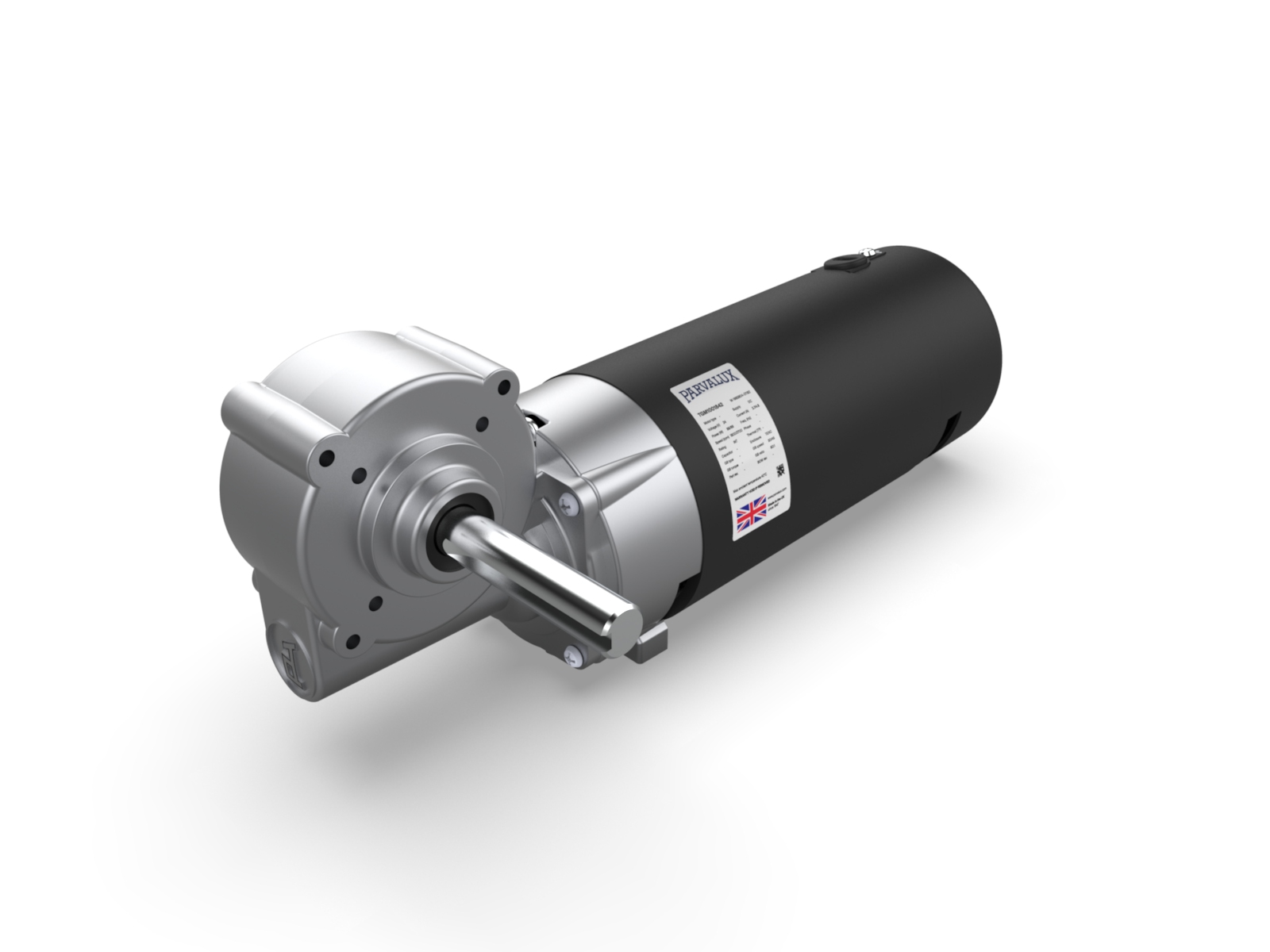 PM60 12V 3000 RPM - M Box 72:1 Composite - Parvalux