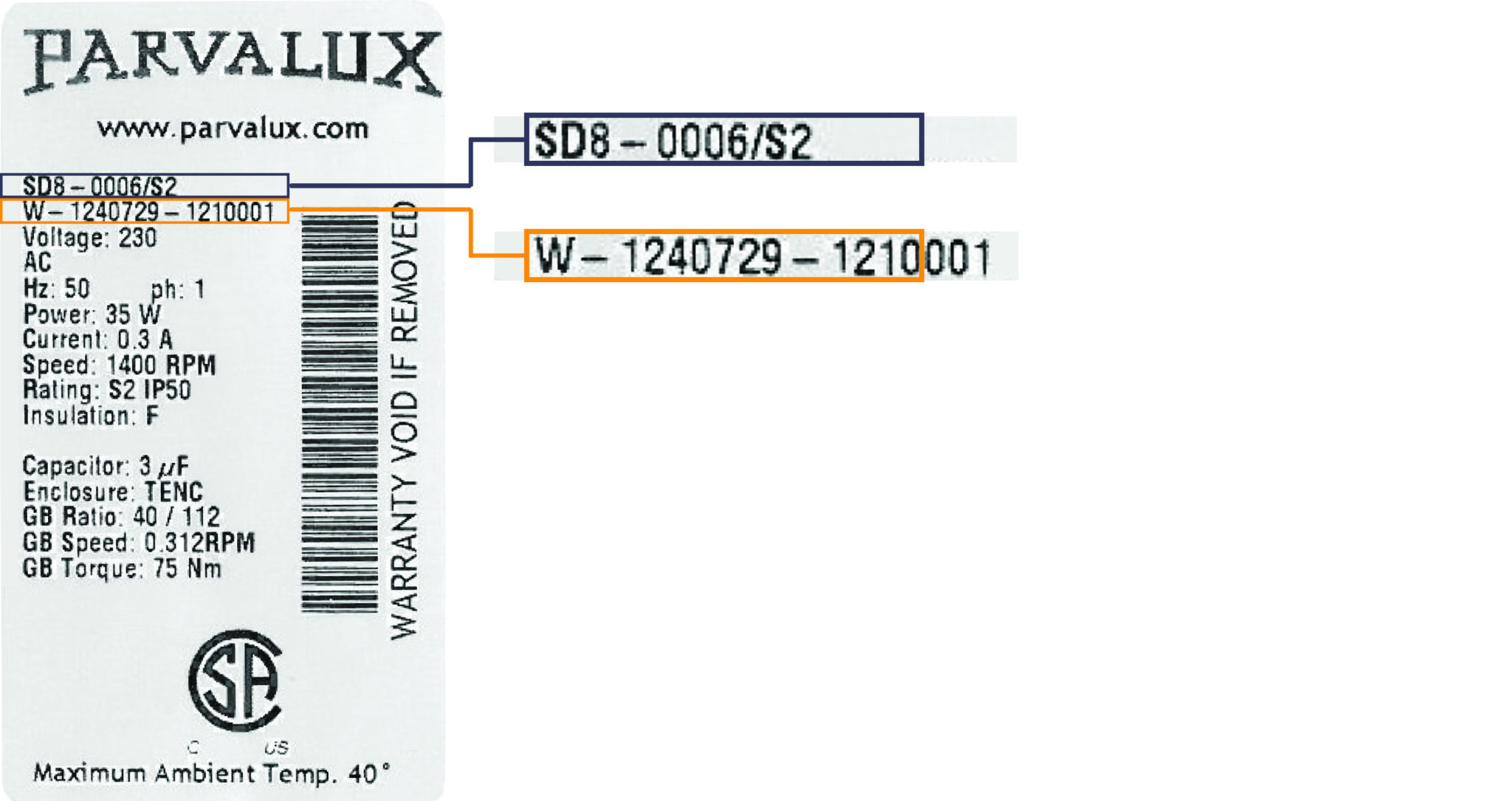 Returns guide - Parvalux Electric Motors