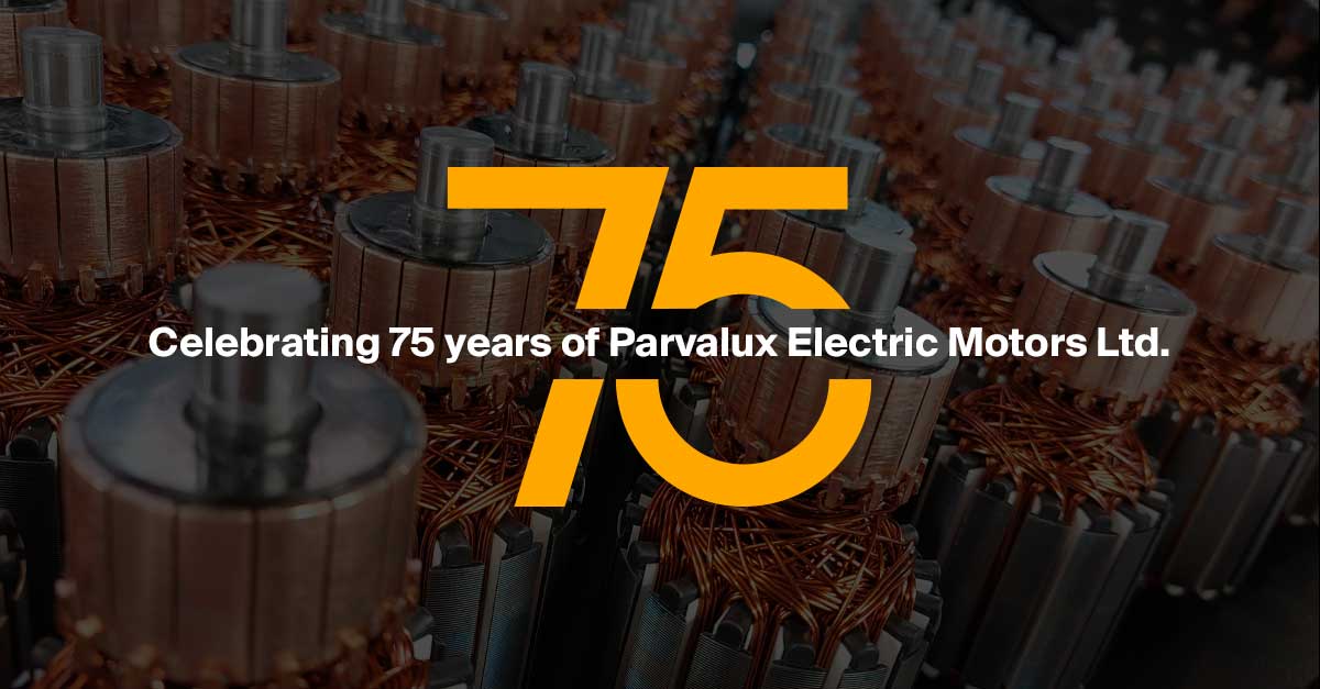 Parvalux celebrates 75 years in business - Parvalux
